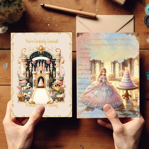 Princess Ball Birthday Digital Invitation Editable Template. It's ...