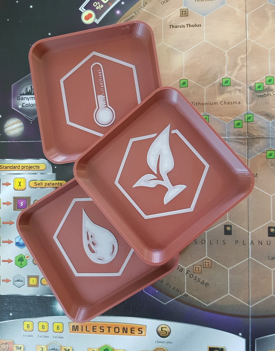 Boardgame Component Trays for Terraforming Mars Set of 8 - Etsy