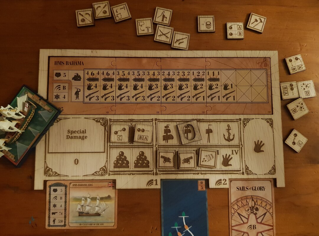 Sails of Glory Laser Cut and Engraved Ship Mats - Etsy