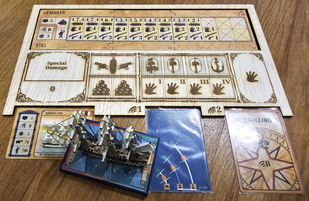 Sails of Glory Laser Cut and Engraved Ship Mats - Etsy