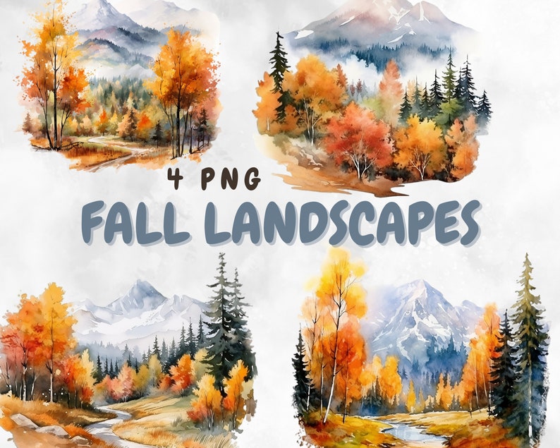 Aesthetic Fall Clipart, Printable, Fall Transparent, PNG Images for ...