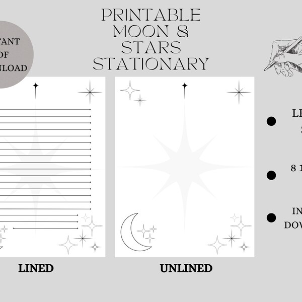 Digital Stationary - Etsy
