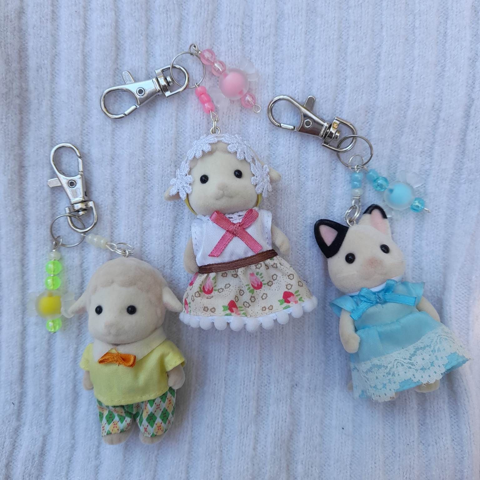 Sylvanian Family / Calico Critters Handmade Keychains - Etsy
