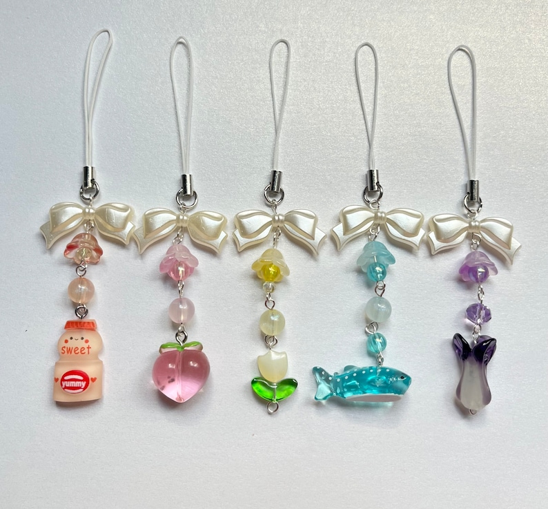 Cute Handmade Phone Charms - Etsy