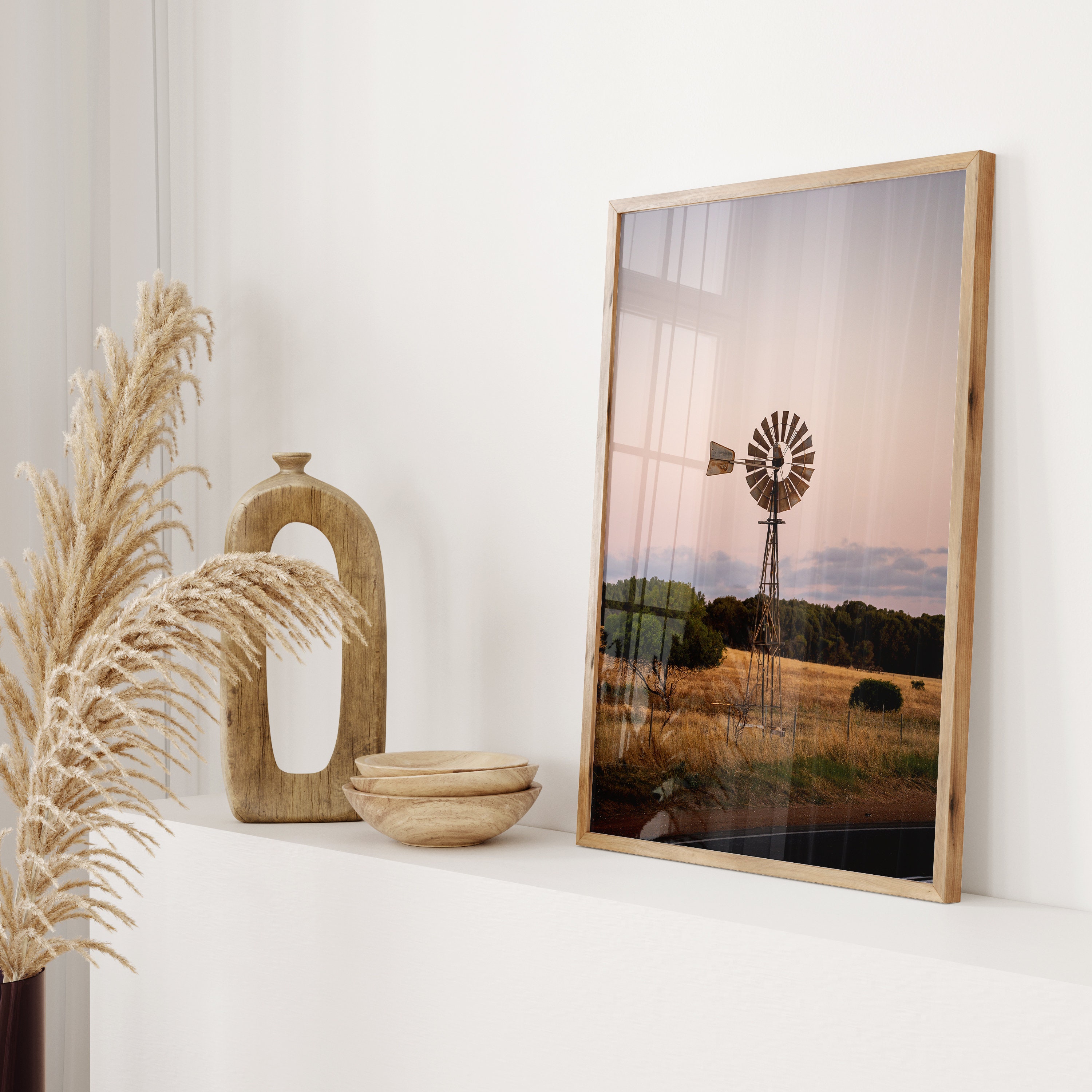 Outback Wall Art Rustic Windmill Photo Print Housewarming Gift - Etsy