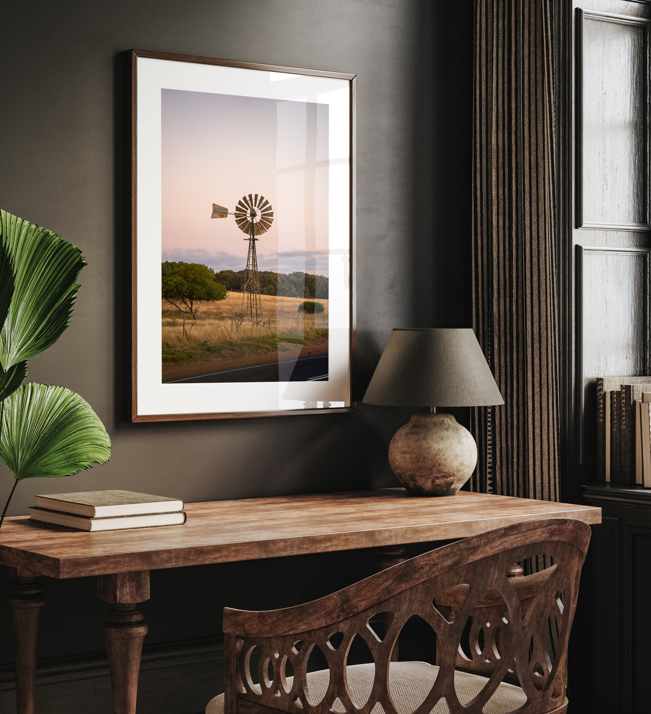 Outback Wall Art Rustic Windmill Photo Print Housewarming Gift - Etsy