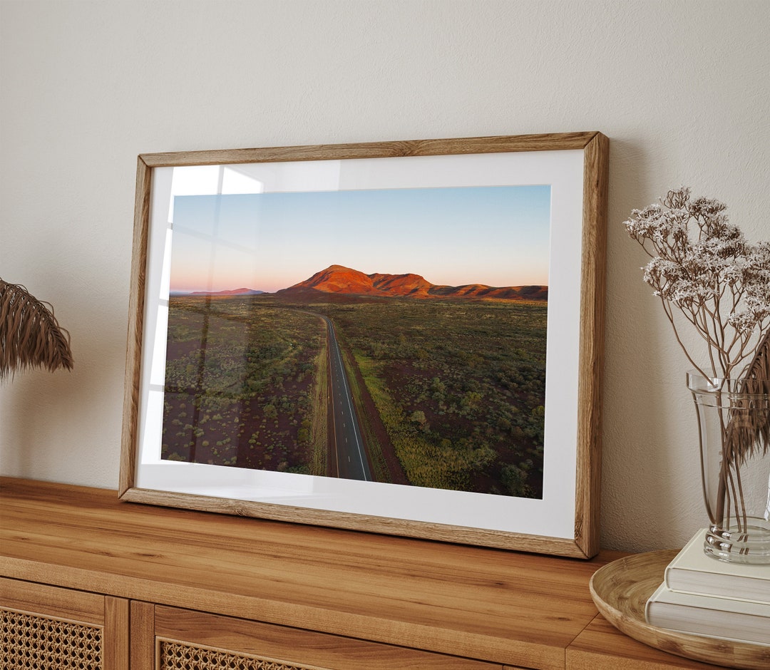Australian Outback Framed Wall Art Print Housewarming Gift Karijini ...