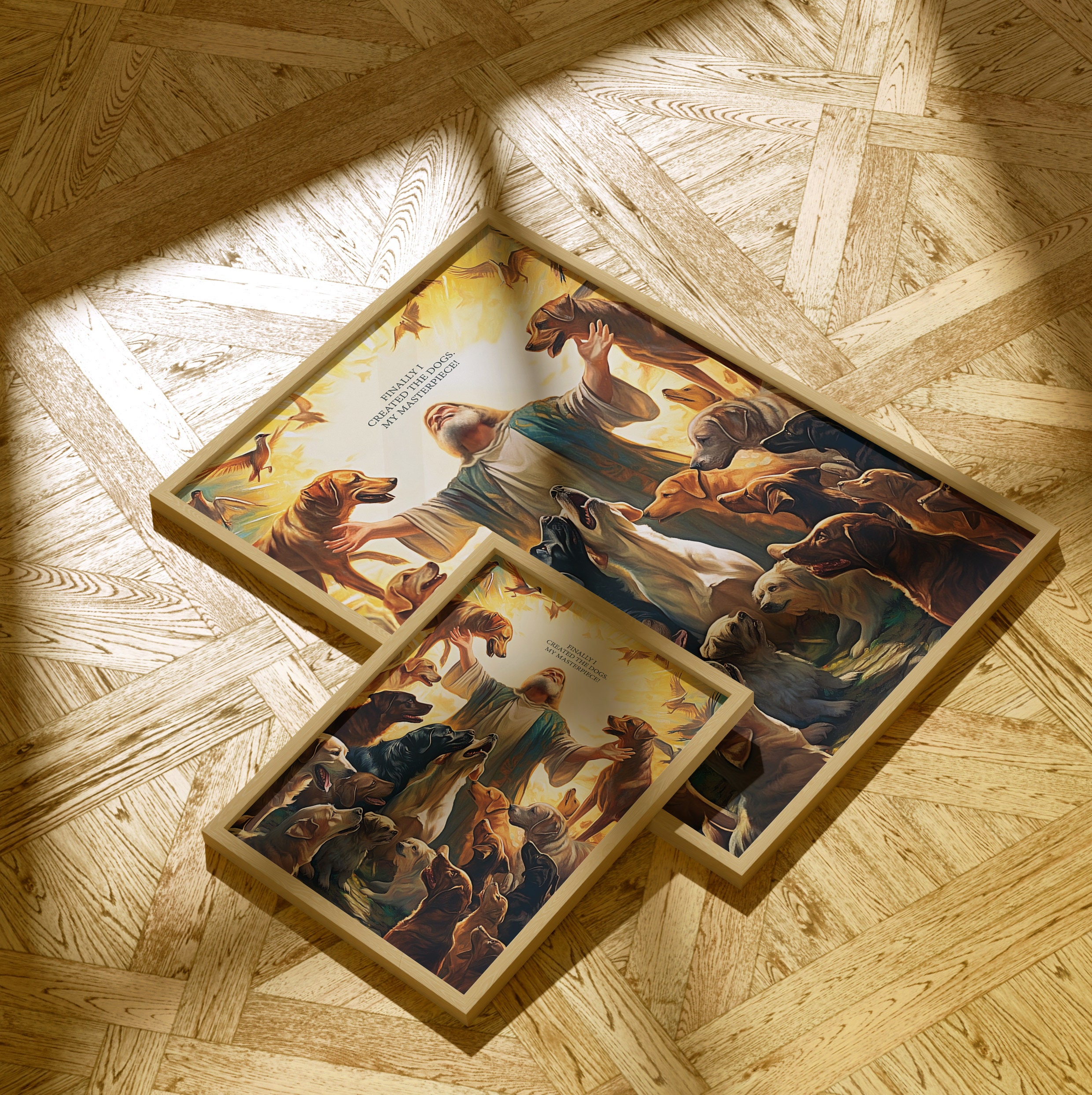 God With Dogs Poster, finally I Created the Dogs. My Masterpiece ...