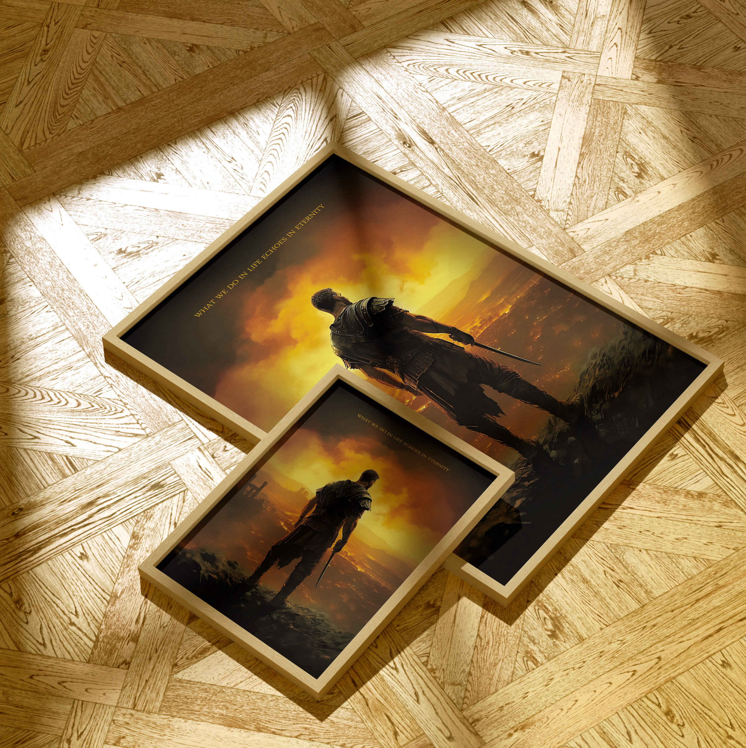 What We Do in Life Echoes in Eternity Poster, Powerful Gladiator Movie ...