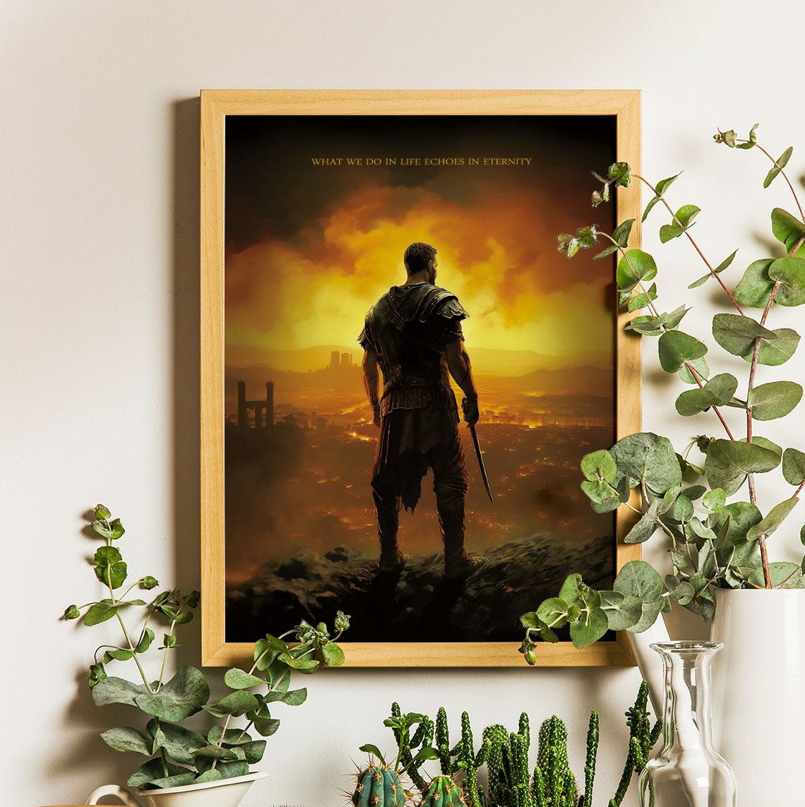 What We Do in Life Echoes in Eternity Poster, Powerful Gladiator Movie ...