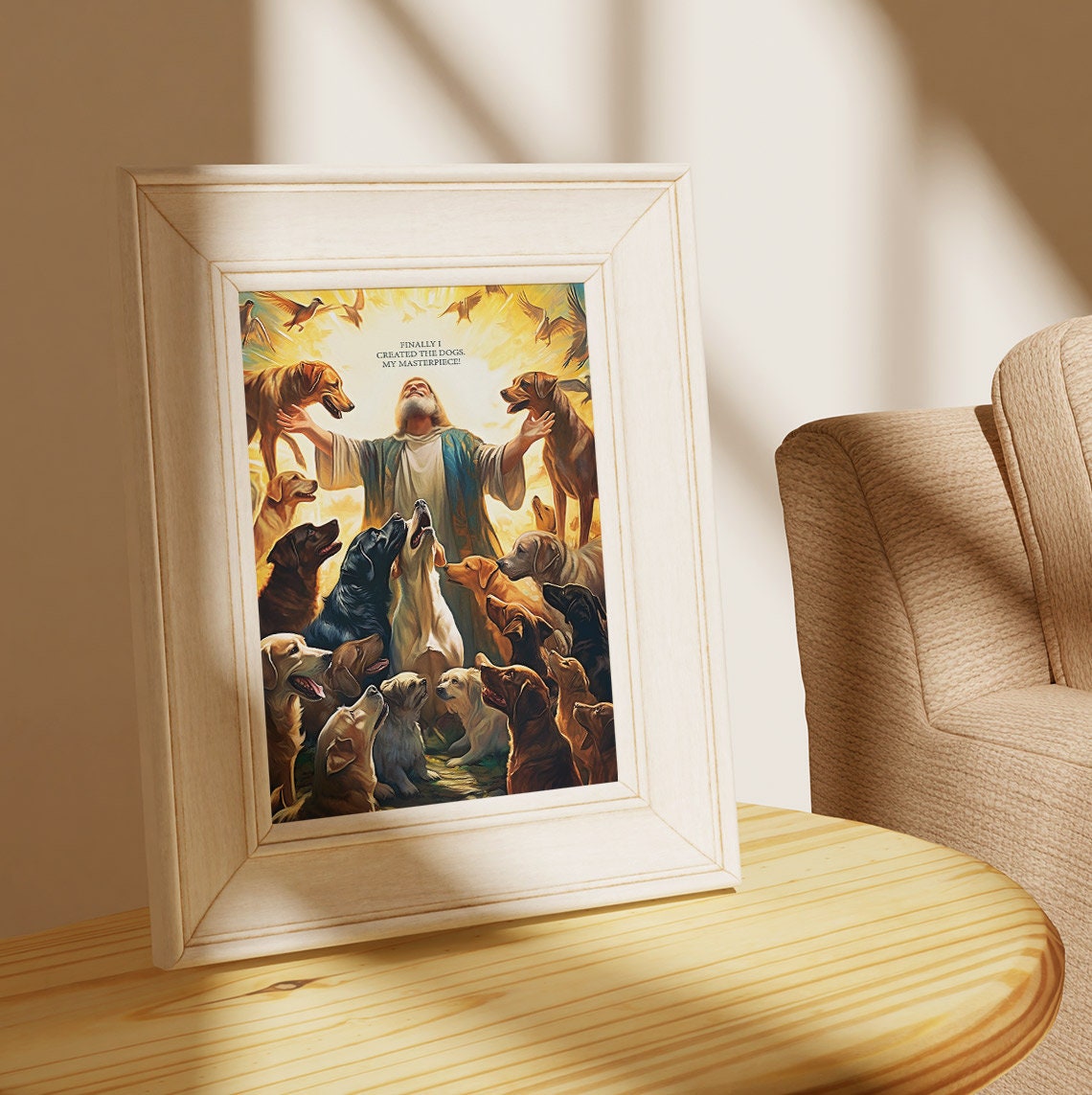 God With Dogs Poster, finally I Created the Dogs. My Masterpiece ...