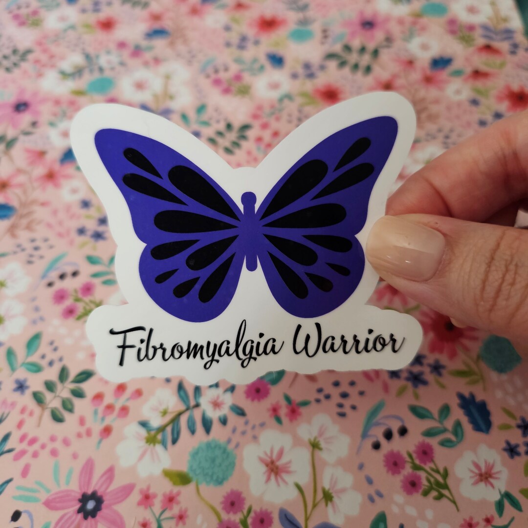 Fibromyalgia Sticker | Fibromyalgia Warrior Sticker | Fibromyalgia ...