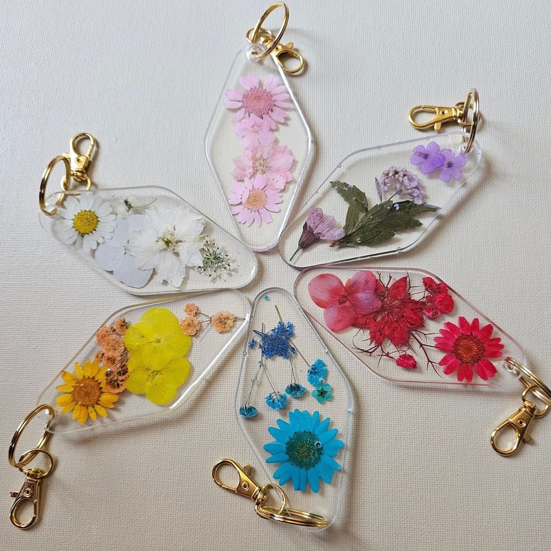 Resin Key Ring - Etsy