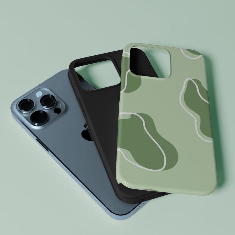 Dark Green and Light Green Marble Design Iphone 14 13 12 Pro - Etsy