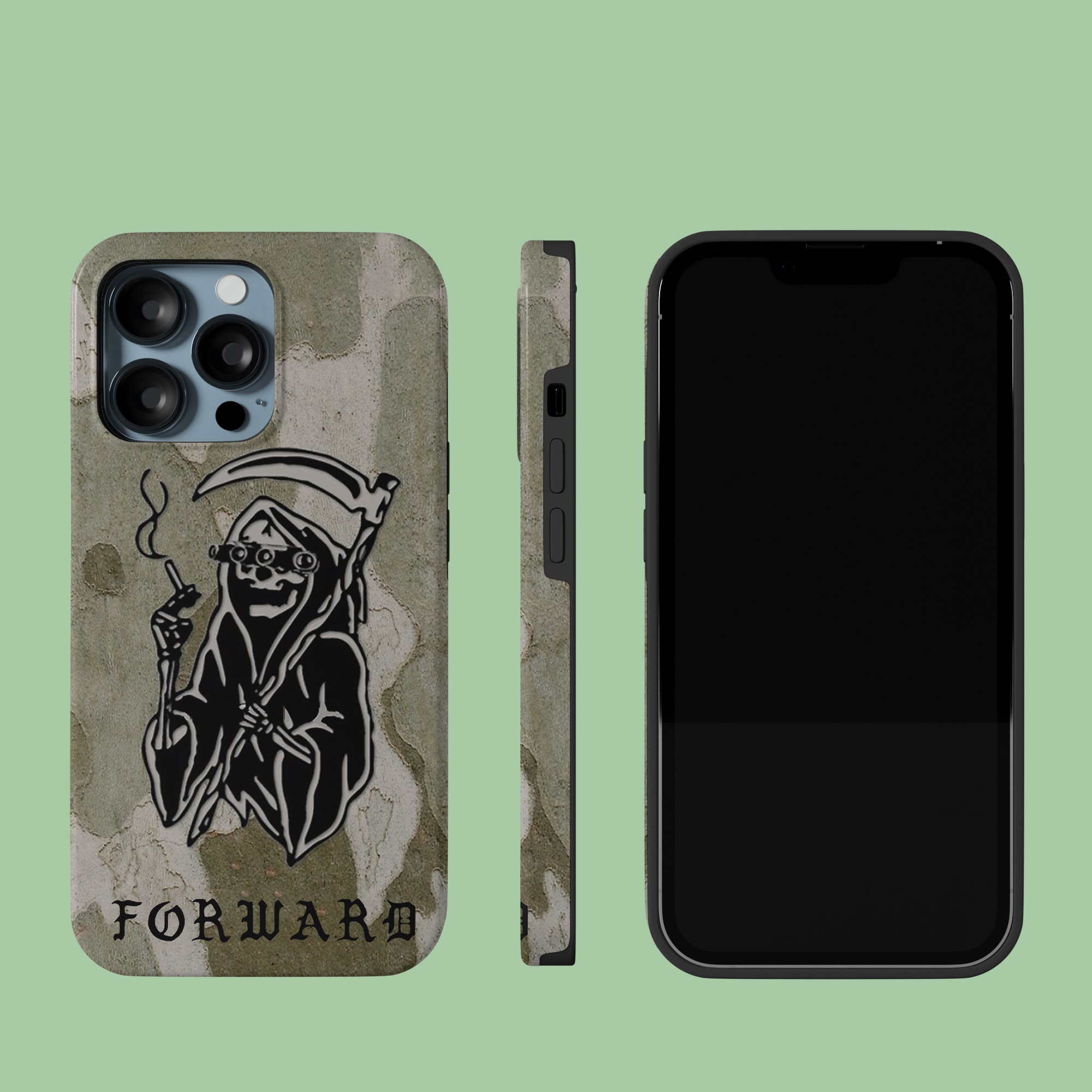 Forward Observations Grim Reaper Design iPhone 14 13 12 Pro - Etsy