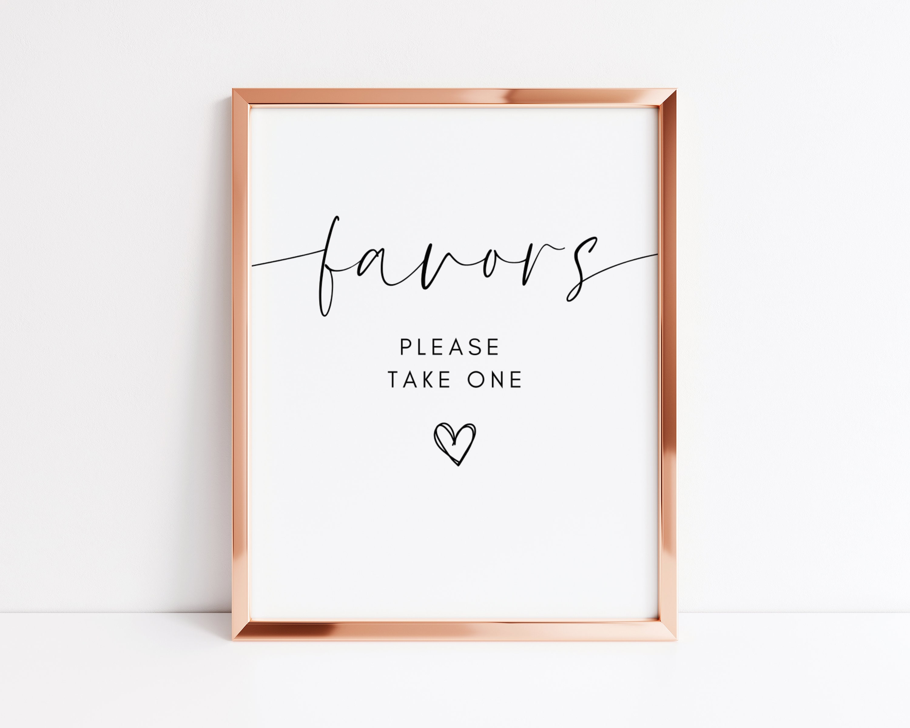 Wedding Favor Sign Template, Please Take a Favor Sign, Please Take One ...