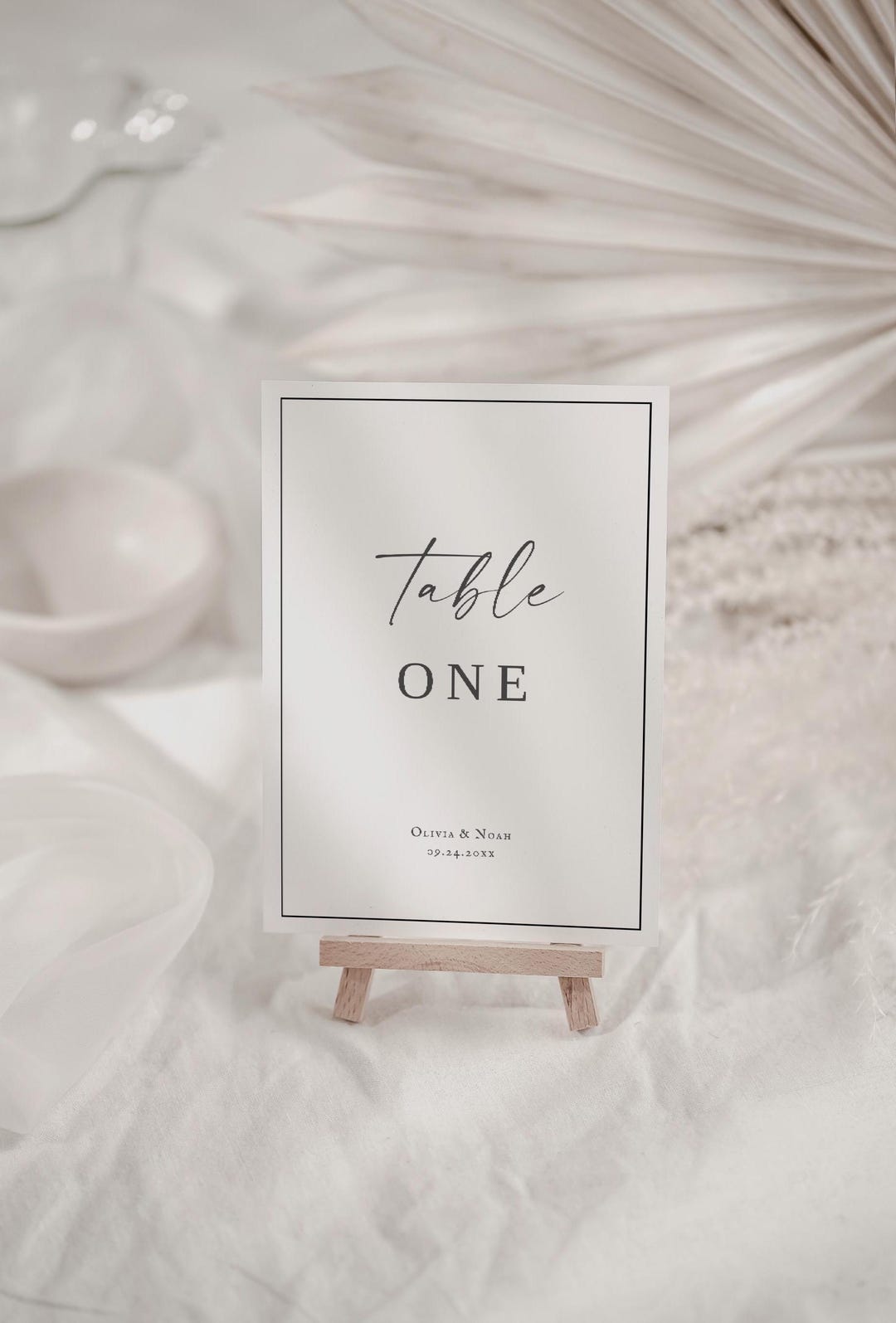 Wedding Table Numbers, Printable Table Numbers, Editable Table Number ...