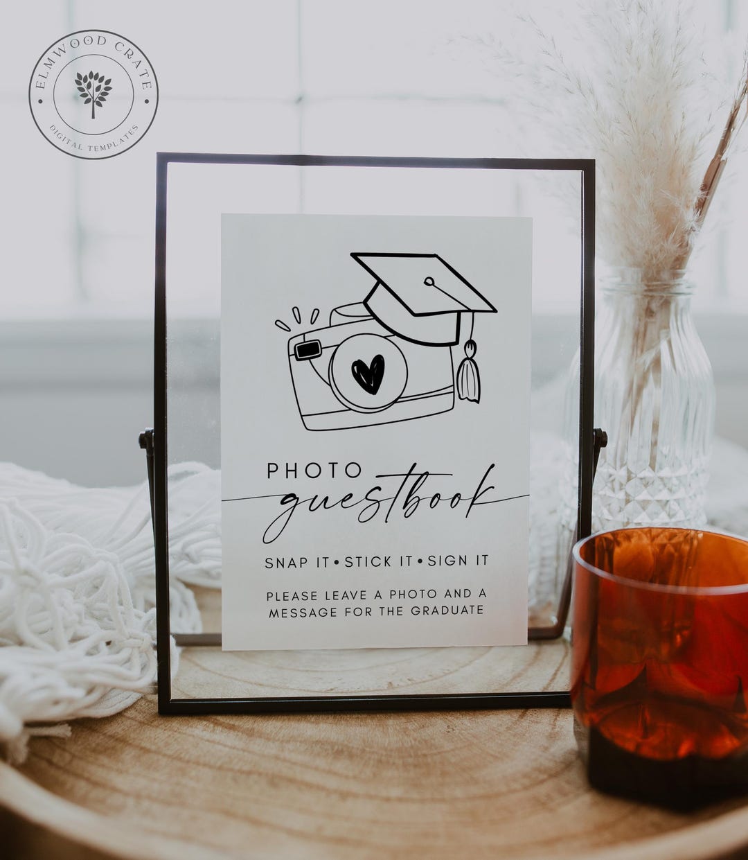 Photo Guestbook Sign for Graduation Party, Photo Sign Our Guestbook ...