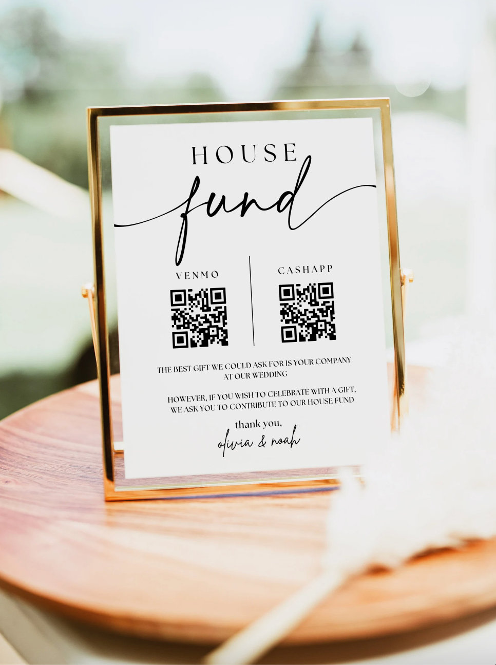 House Fund Sign House QR Code Sign Printable QR Code for - Etsy