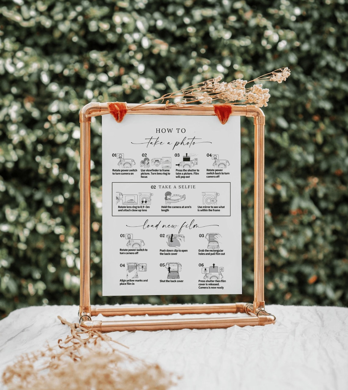 Instax Wide 300 Instructions Sign Wedding Guest Book Sign How to Load ...