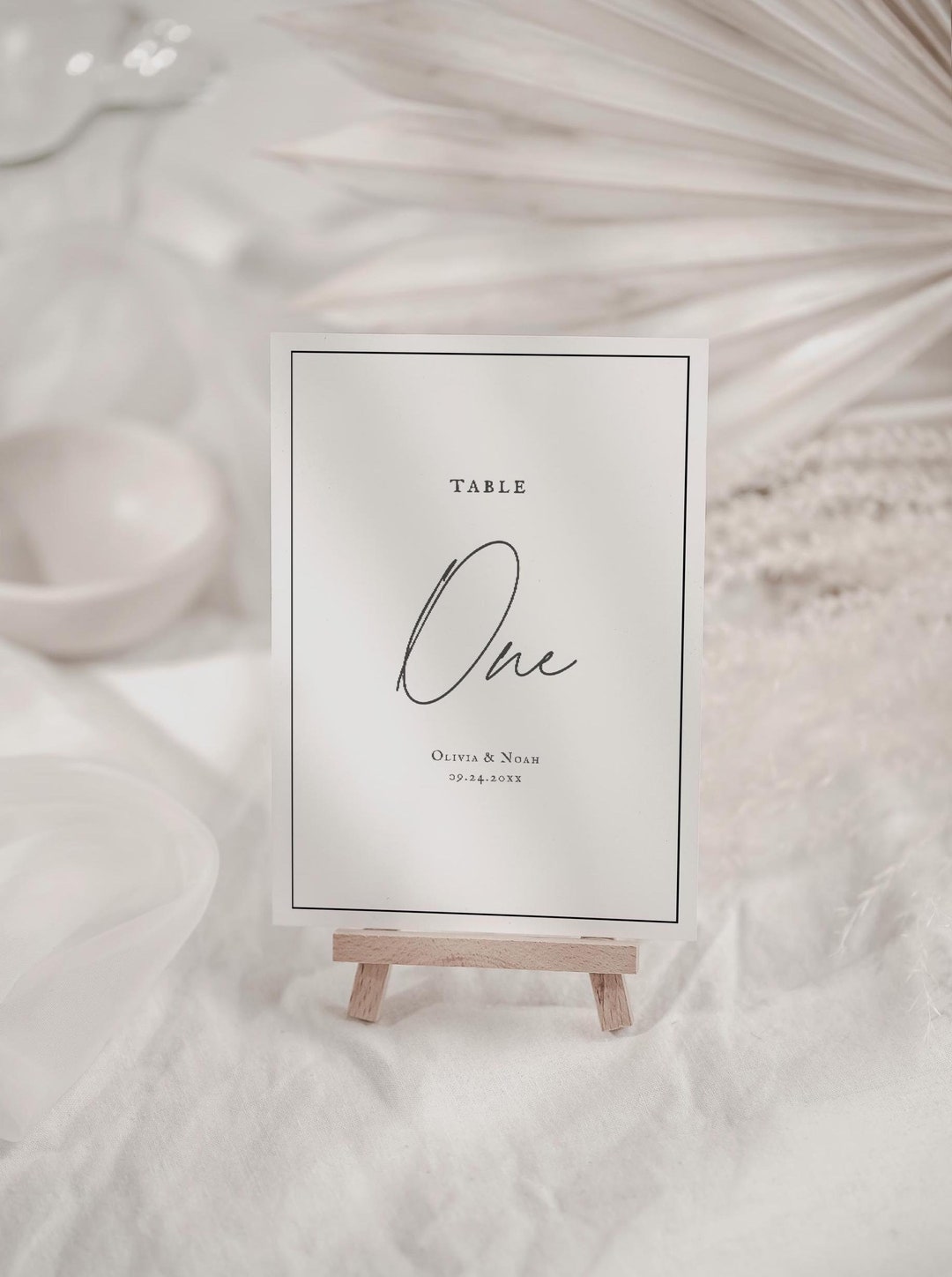 Wedding Table Numbers, Printable Table Numbers, Editable Table Number ...