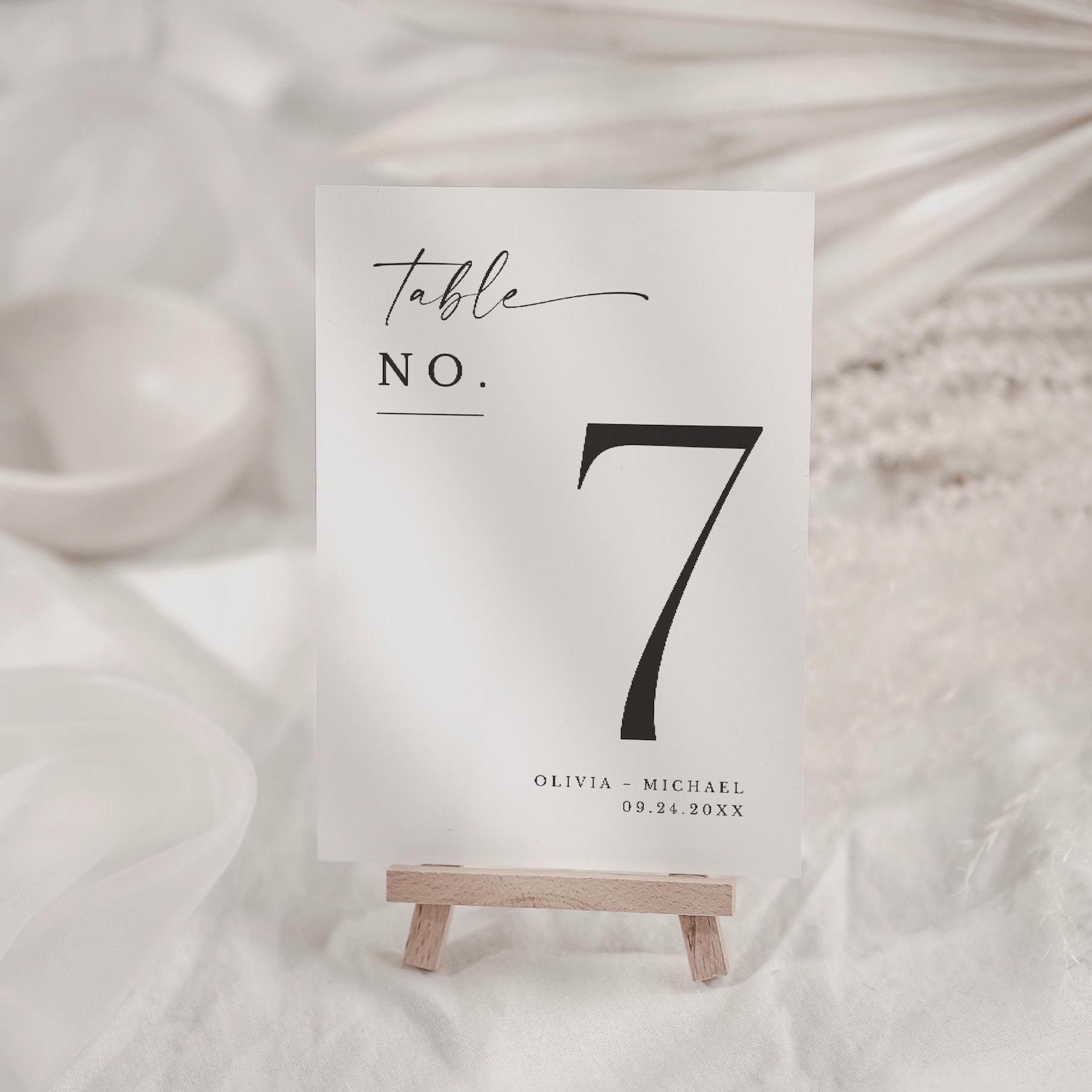 Wedding Table Numbers, Printable Table Numbers, Editable Table Number ...