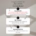 Reserved Sign Template, Minimalist Reserved for Family Sign, Reserved ...