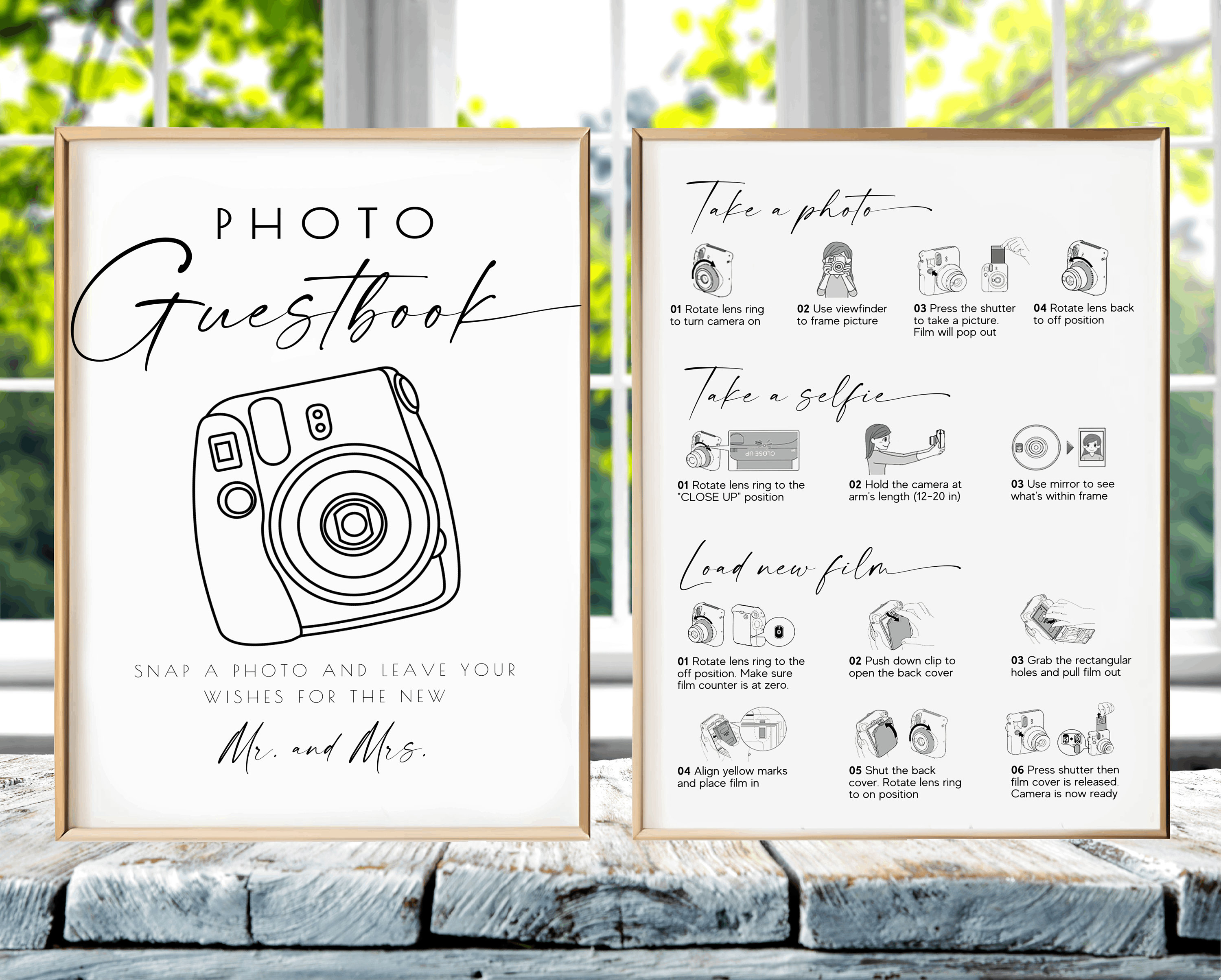 Instax Mini 12 Instructies Teken, Polaroid Gastenboek 8x10 5x7 A4, Foto ...