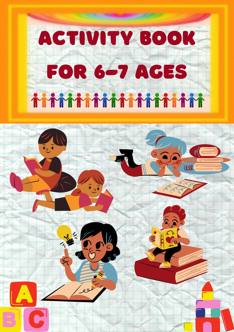 Activity Book for Children - Etsy