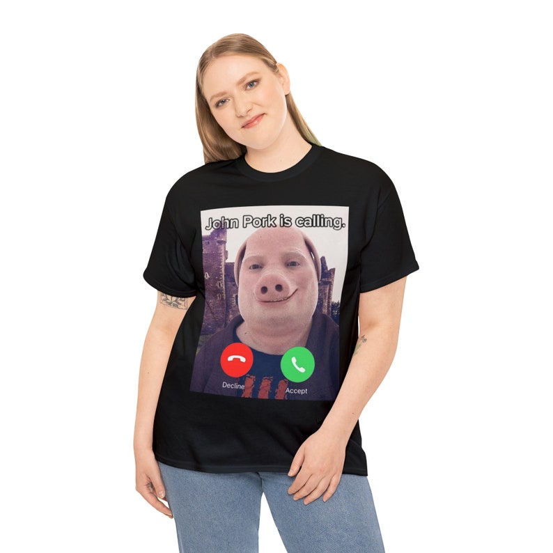 John Pork is Calling T-shirt: Viral Meme Tee - Etsy