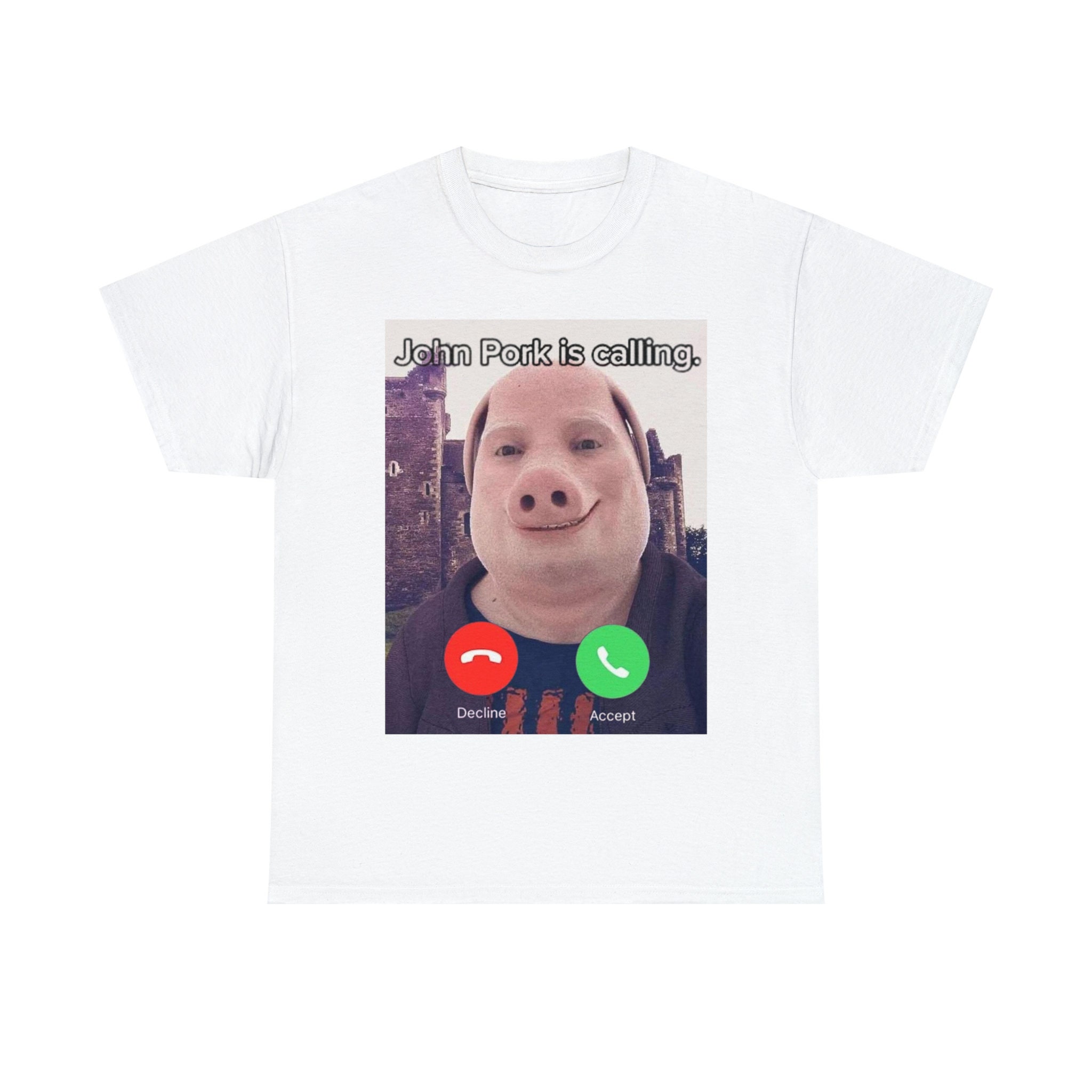 John Pork Unisex T-shirt Best Quality - Etsy UK