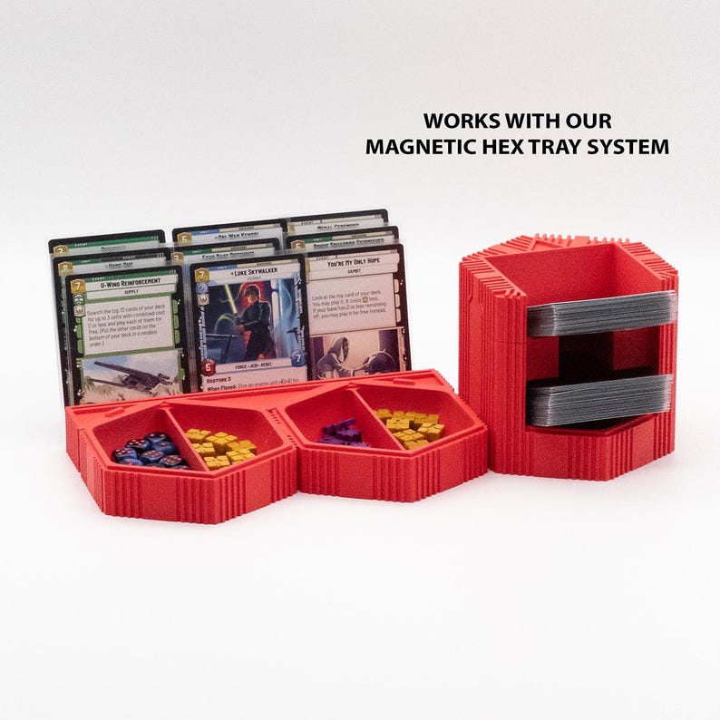 BTB Hex Tray Card/deck Holder System | Magnetic | Expandable ...