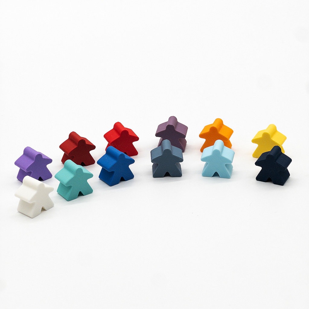 Universal Board Game Meeples | 25+ Colors | 16mm| Carcassonne ...