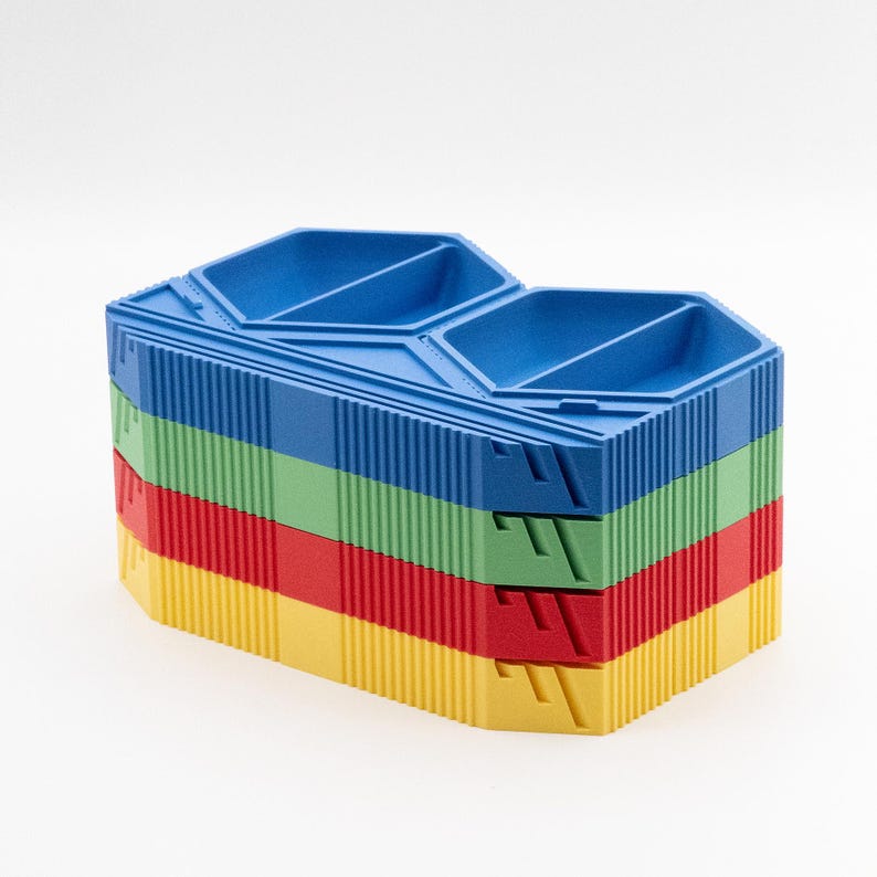 Magnetic Hex Tray Player Dock: Stackable Board Game Card and Dice ...