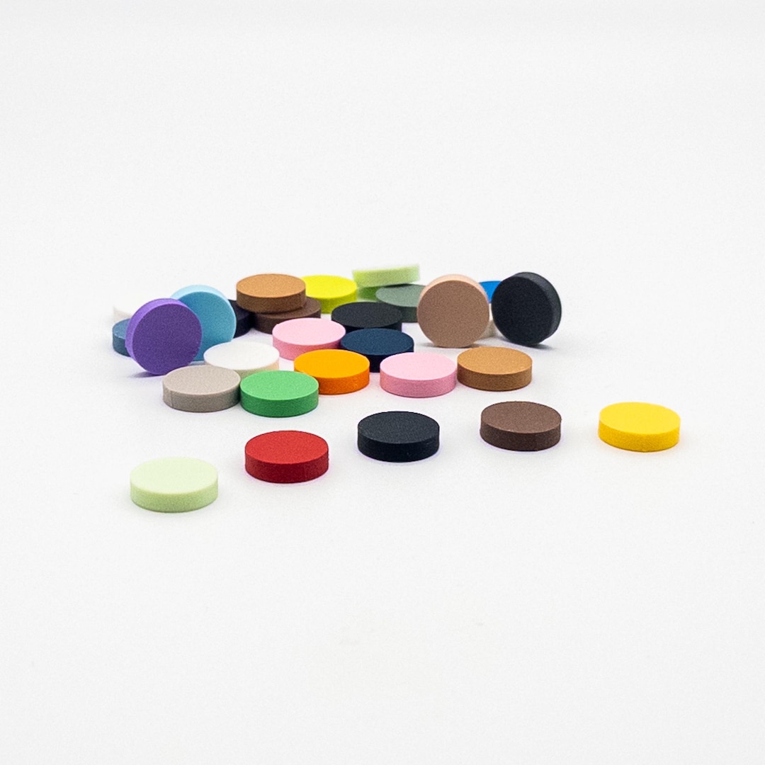 Universal Board Game Thin Discs | 25+ Colors | 4mm X 16mm | - Etsy