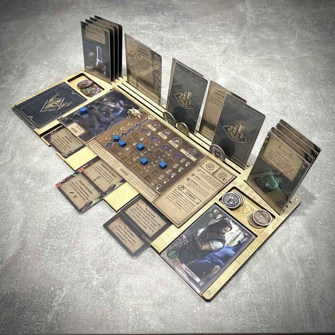 Witcher Old World- Playerboard / Dashboard Compatibile With Board Game ...
