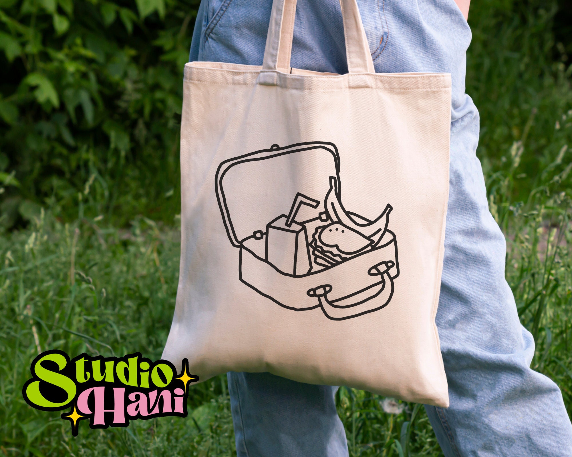 School Lunch SVG PNG Doodle Snacks Milk Muffin Sandwich Bag Apple ...