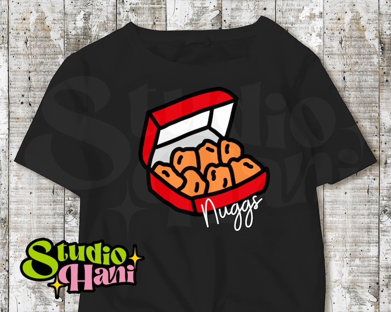 Chicken Nuggets SVG PNG Bundle Nuggs Nugget Fast Food Cut File ...