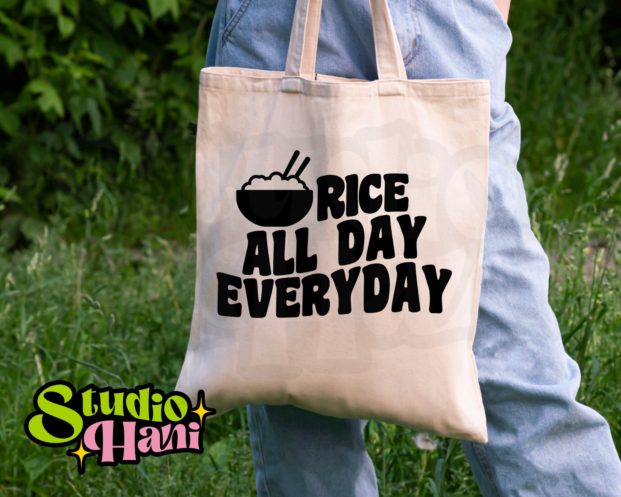 Rice All Day Everyday SVG PNG Funny Asian Food Bowl Chinese Filipino ...