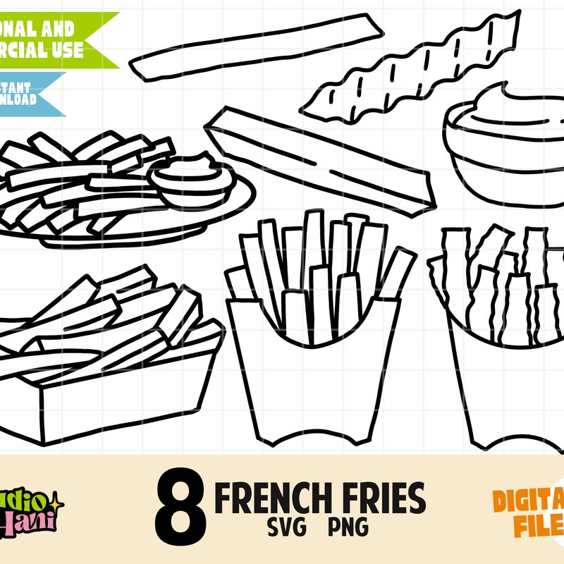 French Fries - Etsy