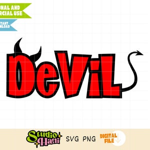 Devil Y2K SVG PNG Retro Trendy Design for T Shirts Stickers Cut File ...