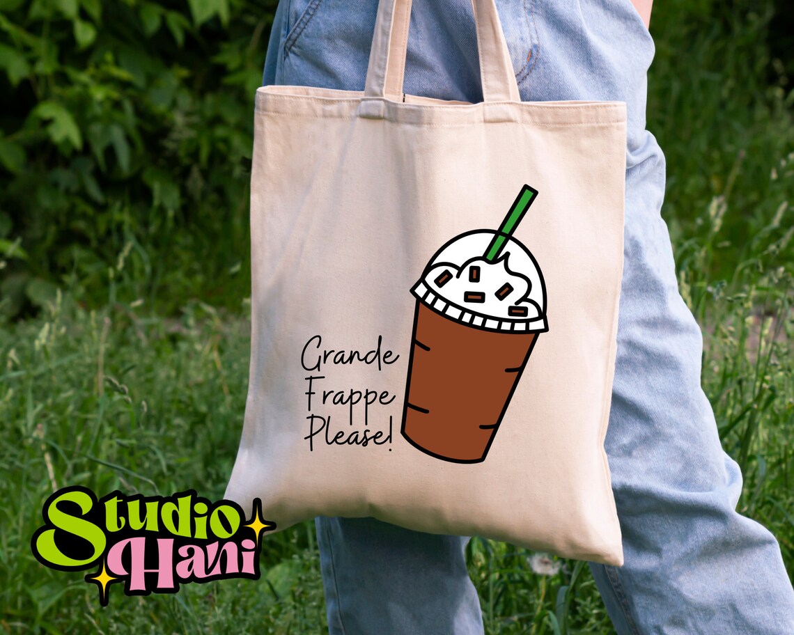 Frappe SVG PNG Frappuccino Iced Blended Coffee Whipcream Drink Clipart ...
