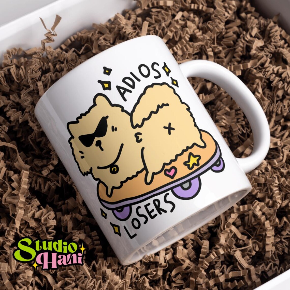 Adios Loser SVG PNG Skater Cool Dog Trendy Design Funny Mental Health ...