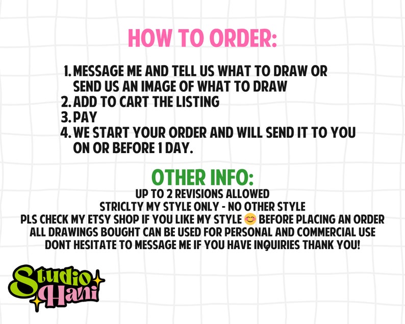 Custom Drawing SVG PNG Eps Dxf Cartoon Doodle Outline Black and White Digital Download ...