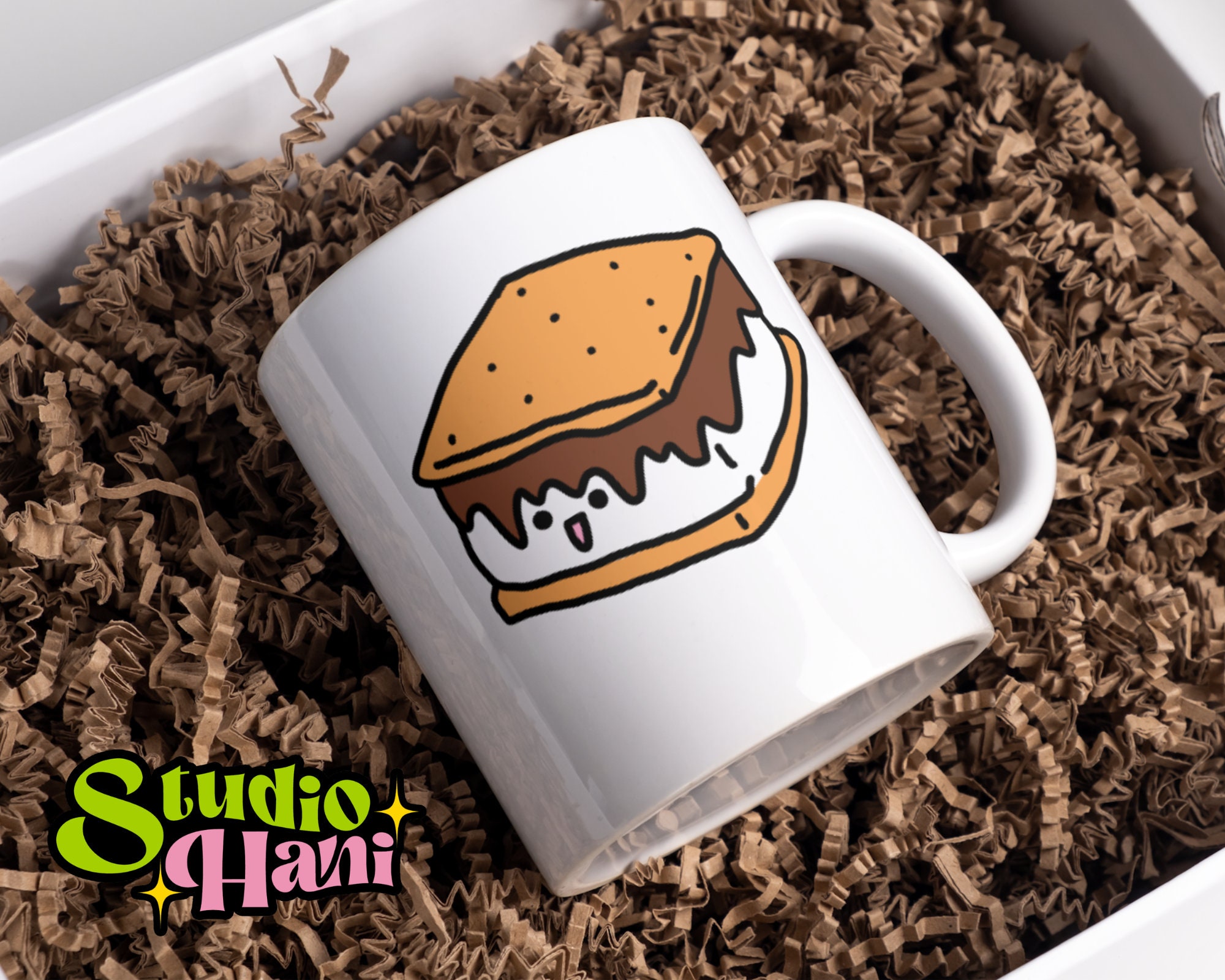 Cute Smores SVG PNG Marshmallow Biscuit Camping Food Illustrations ...