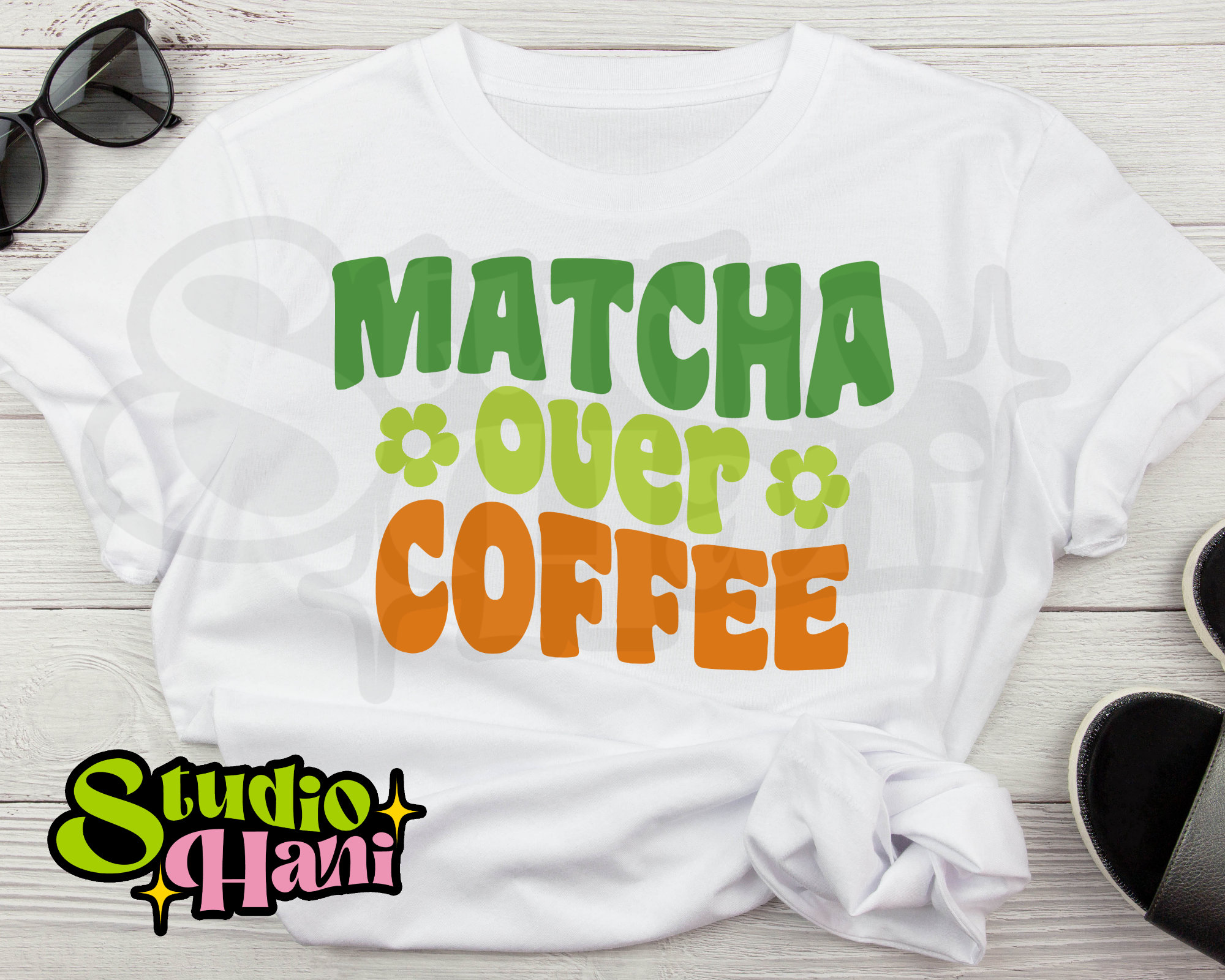 Matcha SVG PNG Over Coffee Lover Cut File for T Shirt Tote - Etsy