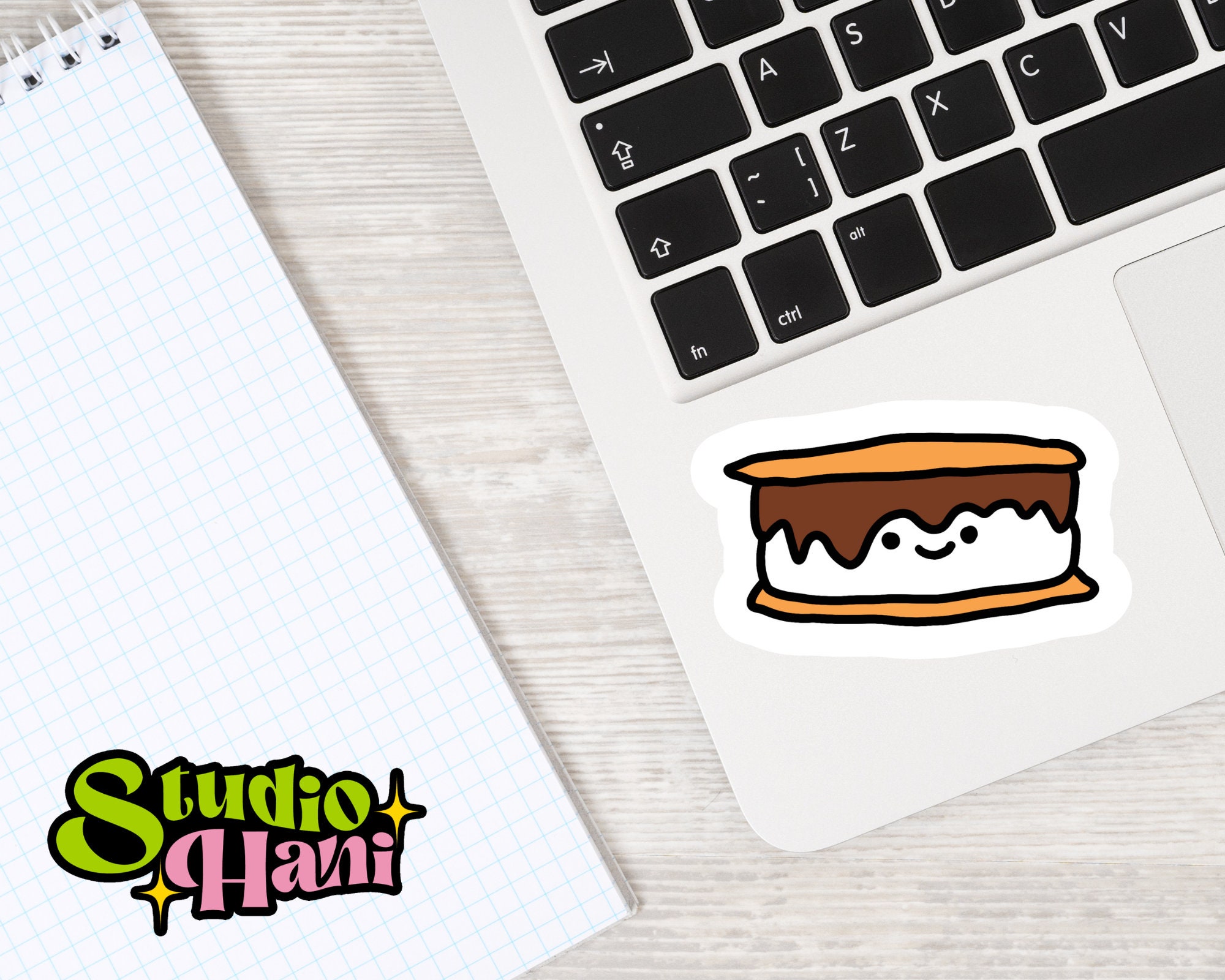 Smores SVG PNG Bundle Marshmallow Biscuit Wood Clipart Cut File for ...