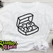 Chicken Nuggets SVG PNG Bundle Nuggs Nugget Fast Food Black and White ...