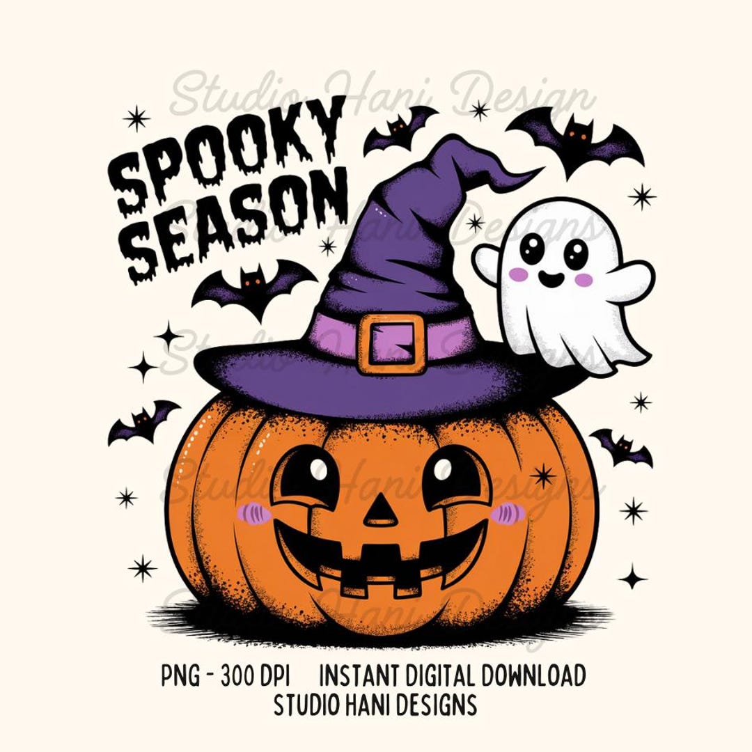 Kawaii Spooky Season Halloween PNG Clipart Trendy Cute Purple Bow Jack ...