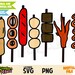 Filipino Street Food SVG PNG Pinoy Foods Clipart Illustration Cricut ...